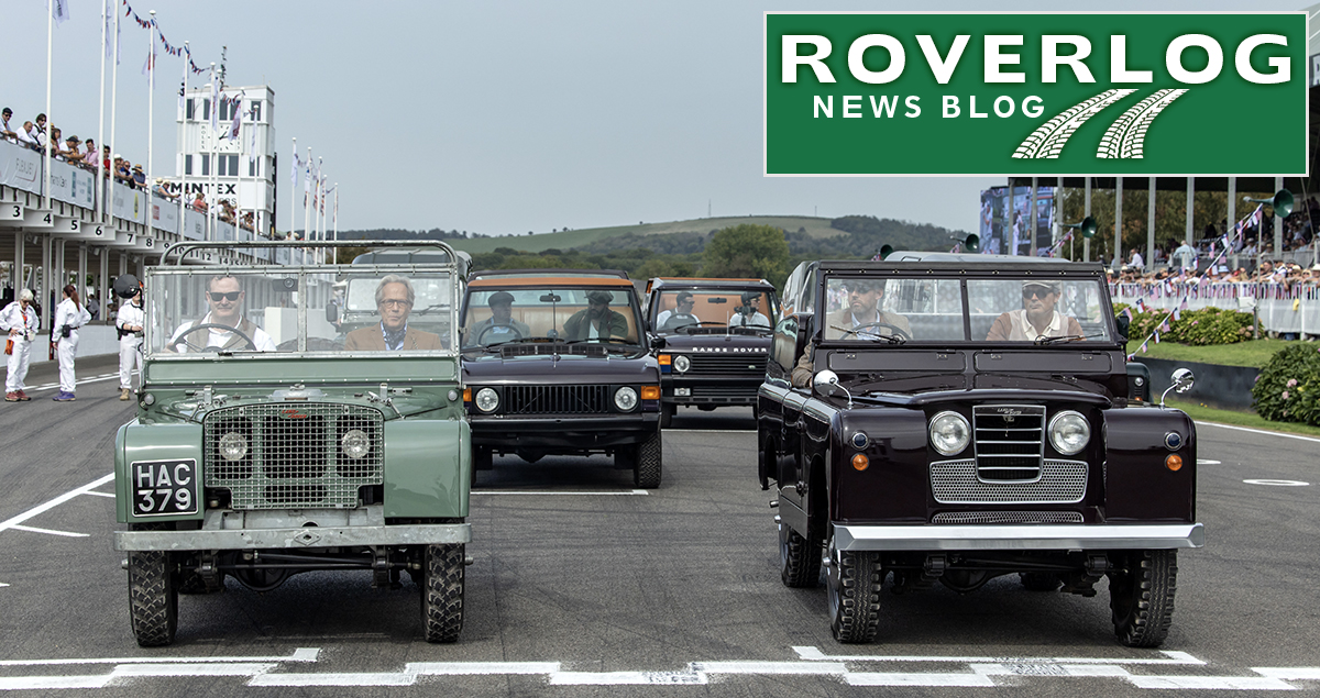 Goodwood Revival Rover Parade in Honor of Queen Elizabeth II