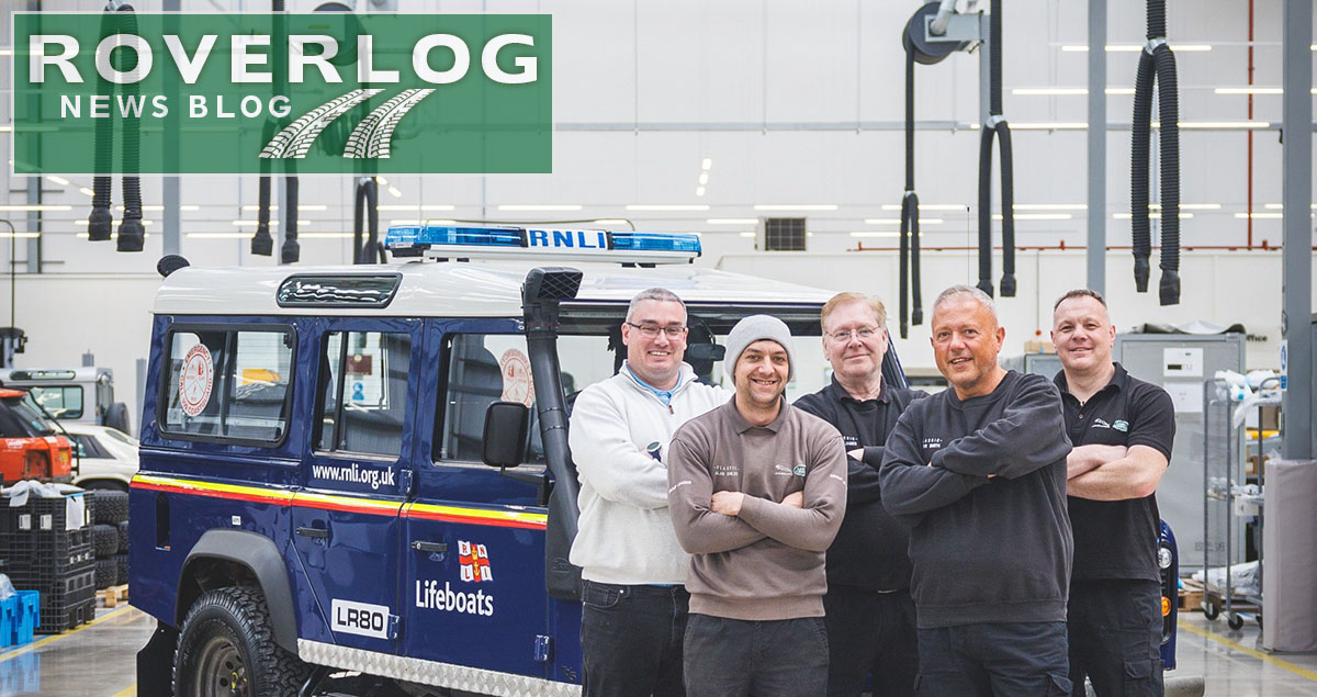 RNLI Defender Gets Restored By Land Rover Classic Works