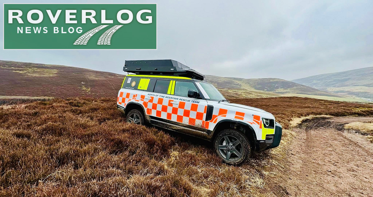 Custom Built Defender 130 Put to Work with Mountain Rescue Team