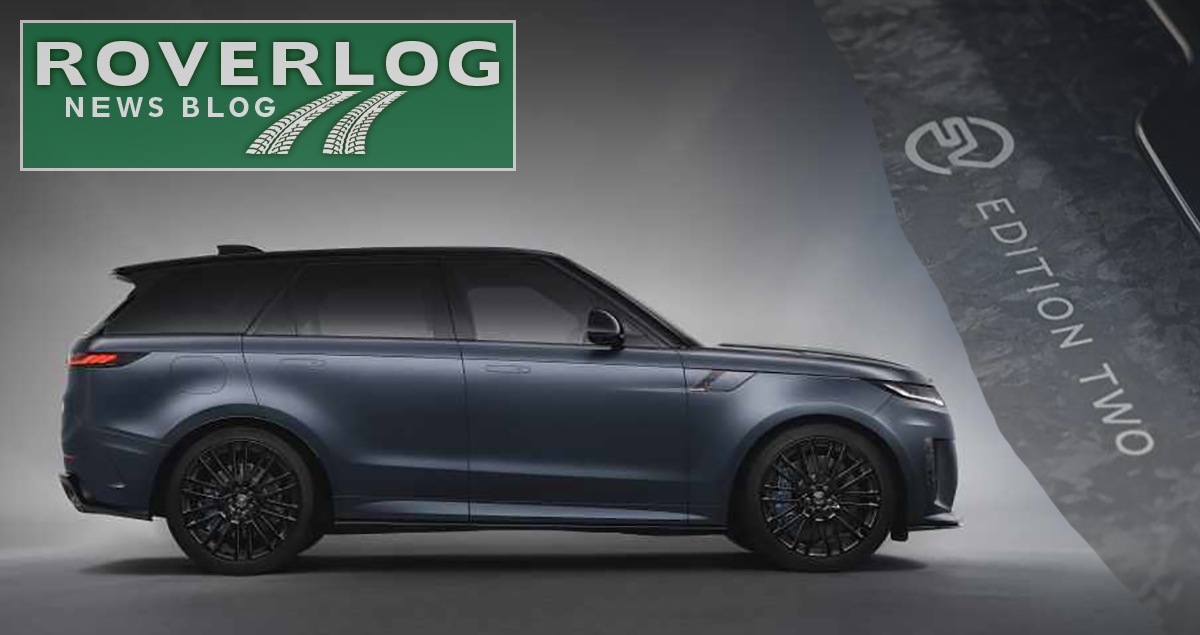 Range Rover Sport SV Edition Two: New Vibes for 2024