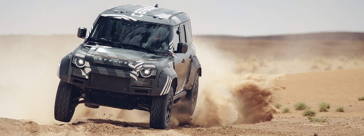 2026 Dakar Rally Defender Goes Dune Testing in Morocco