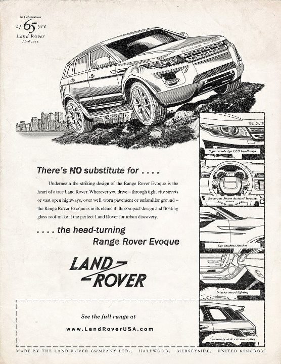 Land Rover Celebrates 65th Anniversary With Retro Advertisements